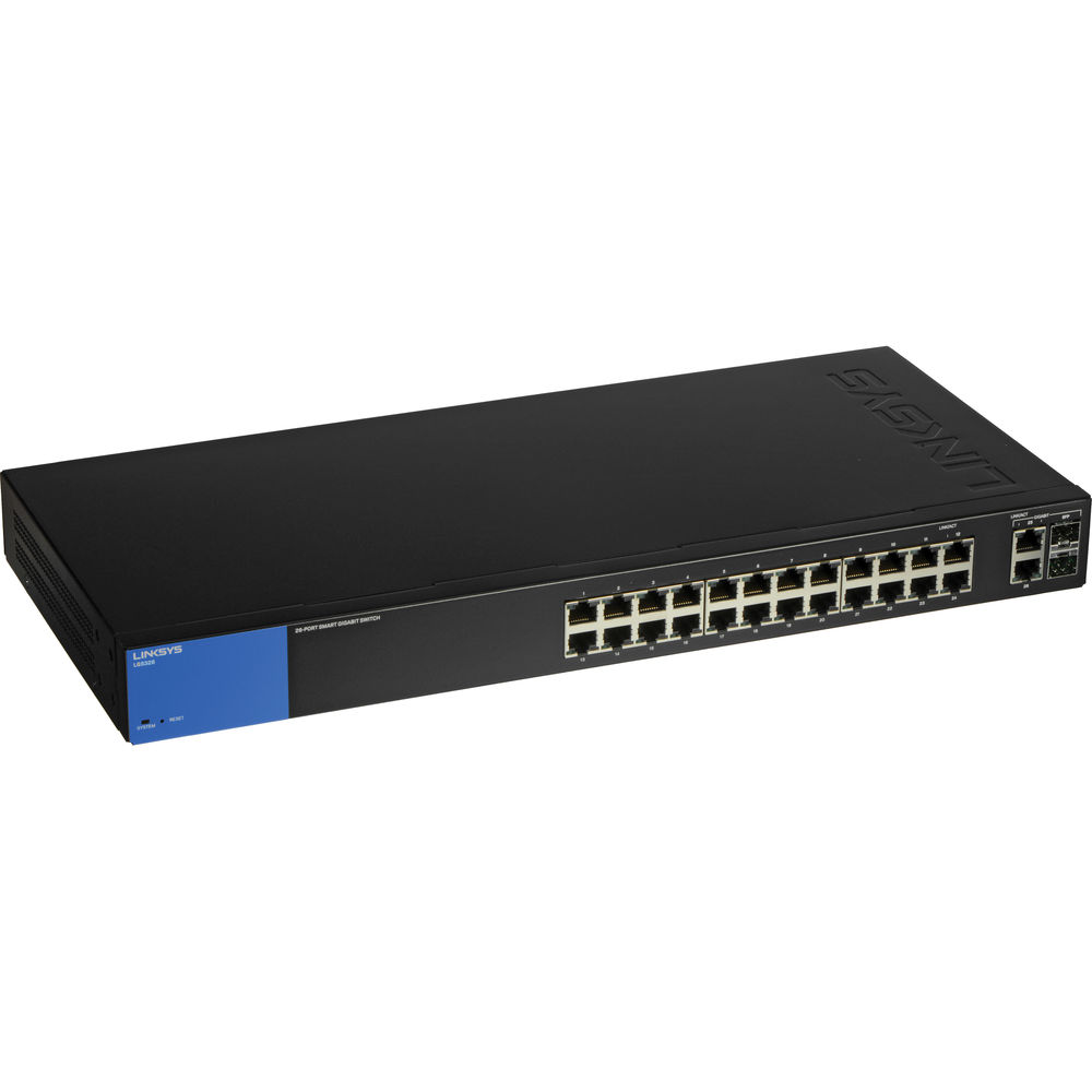 Switch Linksys LGS326P (Gigabit (1000Mbps)/ 28 Cổng/ 2 SFP/ Smart ...